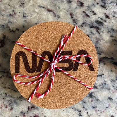 Cork Coasters NASA Space Shuttle Set of 4 - Etsy