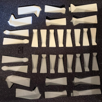 Modern Go Set, Wooden Go Board Game, Handmade Unique Go Set With Board ...