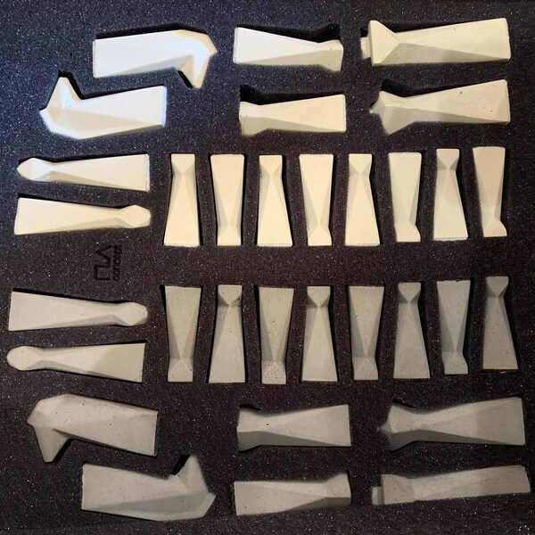 Modern Go Set, Wooden Go Board Game, Handmade Unique Go Set With Board ...