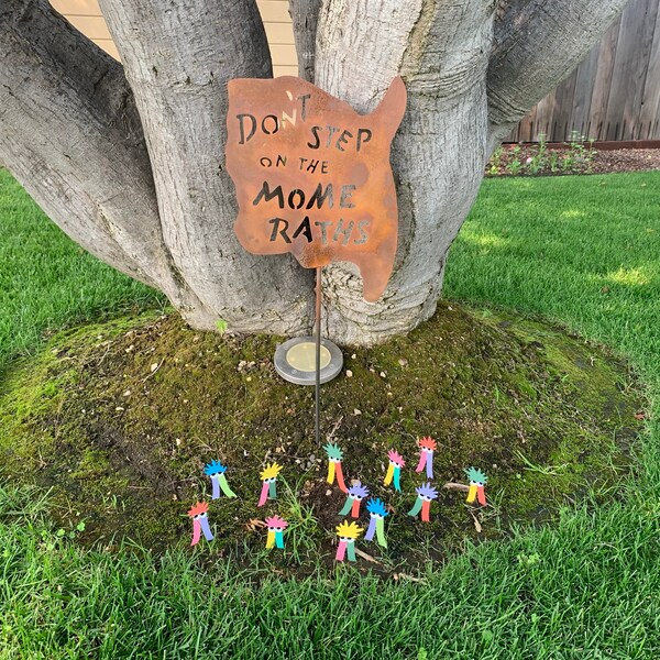 Mome Raths Plant and Garden Stake (set of 6) Alice in Wonderland - Free ...