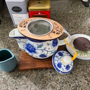 Exotic Wood Tea Infuser Loose Leaf Tea Strainer Tea Lover Gifts Tea ...