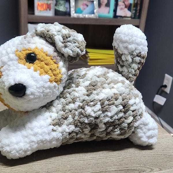 Crochet Dog PATTERN 3 in 1: Aussie Pups | Australian Shepherd | PDF ...
