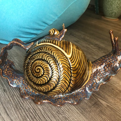 Snail Tea Set, Ceramic, Handmade Pottery - Etsy