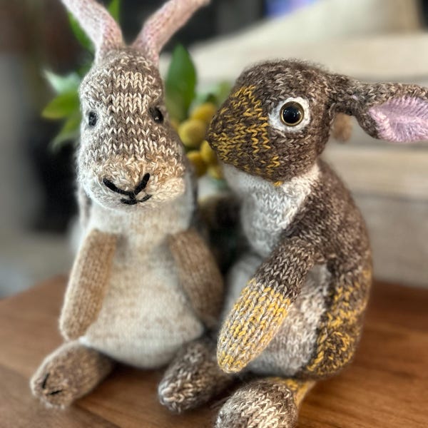 KNITTING PATTERN - Rabbit - Etsy