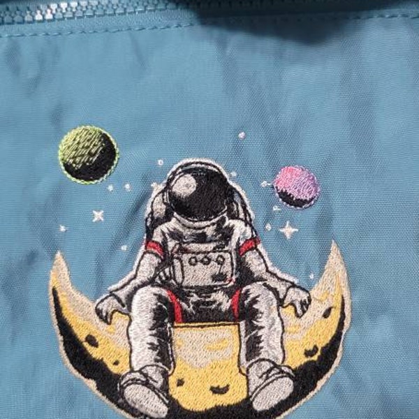 NASA Astronaut Machine Embroidery Design - Space NASA Moon Embroidery ...