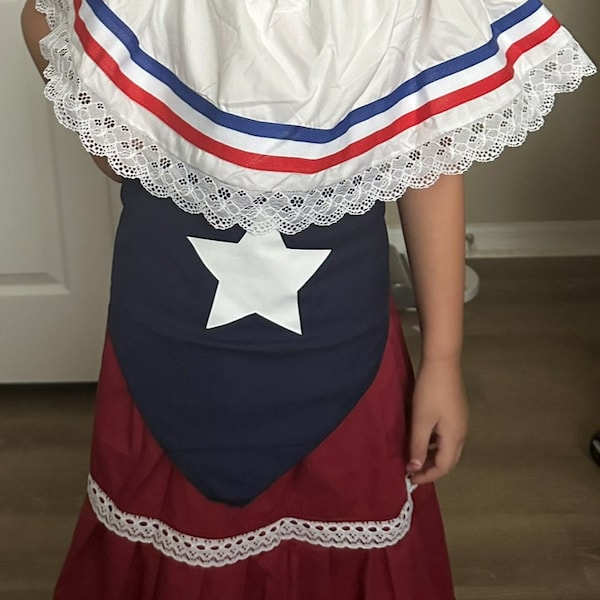 Puerto Rico Traditional Bomba Dress for Ladies - Etsy