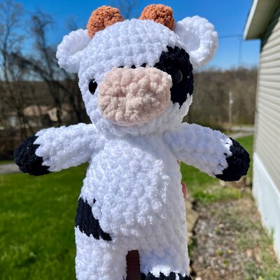 Milk Cow Plush Crochet Pattern Milk Cow Pattern Baby Cow Amigurumi PDF ...