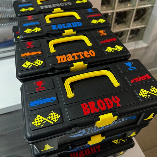 Personalized Tool Box, Car Theme, Personalized Christmas Gift, Birthday ...