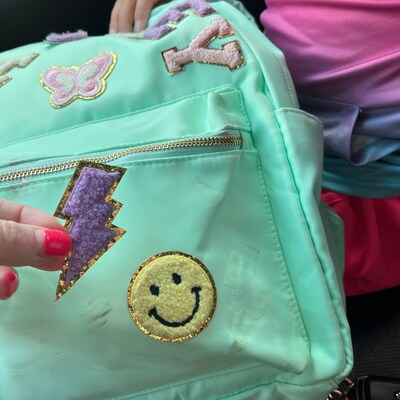 NEW Nylon Backpack Personalized Backpack Customizable Backpack Letter ...