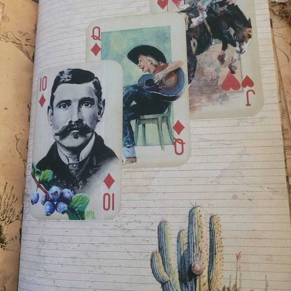 2ND DECK Western Art Playing Cards - Etsy
