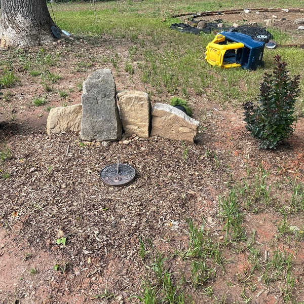 Sun & Cloud Sundial, Concrete Sundial, 10”across X1.5”thick, Garden ...