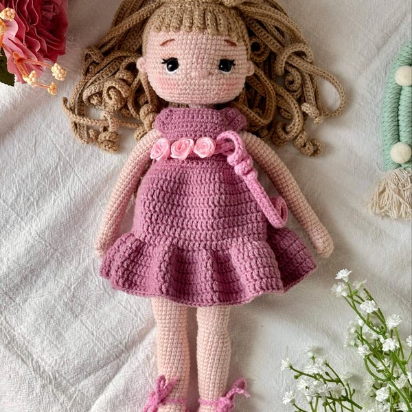 Crochet PATTERN the Doll With Arrows Amigurumi Doll Crochet Doll ...