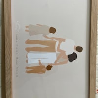 Custom Family Poster With Pets Portrait Personalized Family ...