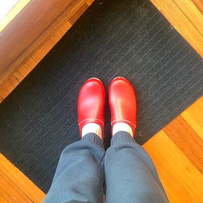 Swedish Clogs Sweden Classic Red PU Leather by Lotta From Stockholm ...