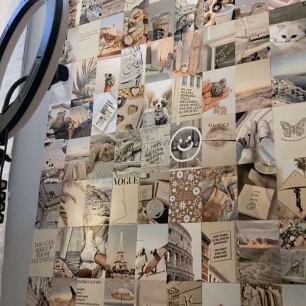 50 Image LDS GIRL Collage Kit Soft Colors, Wall Collage, Aesthetic ...