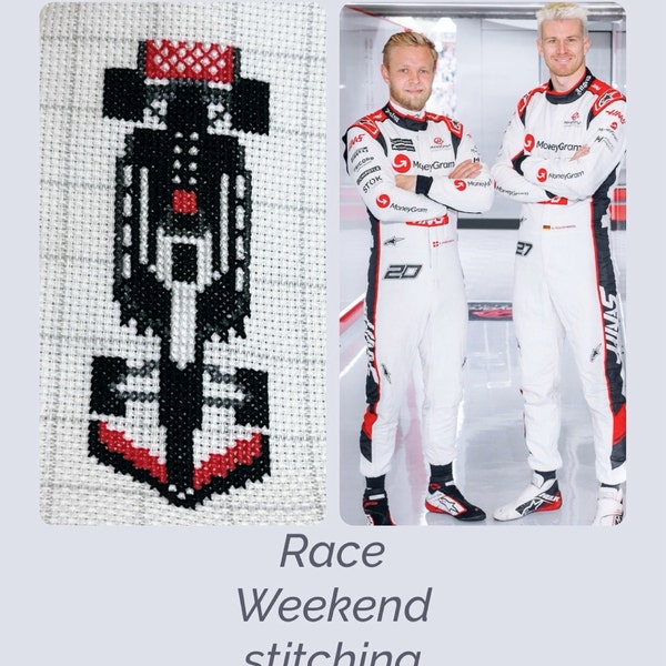 F1 2024 Cross Stitch Pattern for All 10 Teams // PDF Pattern - Etsy