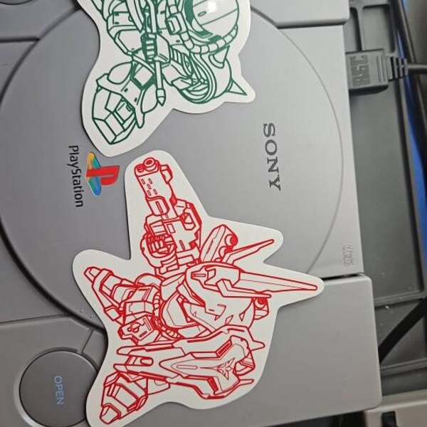 EVA Unit Head Vinyl Decal Sticker for Car With Scotlight Eye - Neon ...