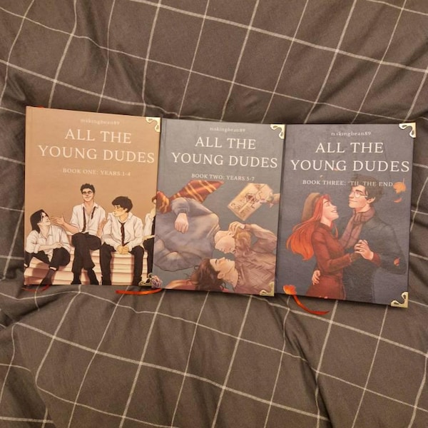 All the Young Dudes Book Full Series. 2 Styles Hardcover Bookbinding. 3 ...