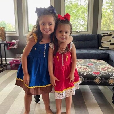 Girl's Fireman Rescue Dog Dress , Girl's Fire Rescue Dress , Girl's ...