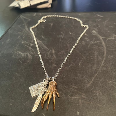 Child's Play 2 Chuck Voodoo Ritual Knife Silver Necklace - Etsy