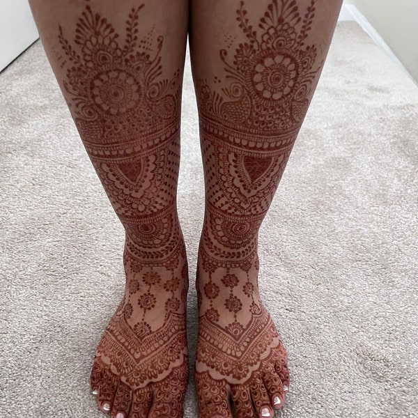 AMAZING Bridal Henna Kit Mehndi Wedding Dark Stain Natural - Etsy