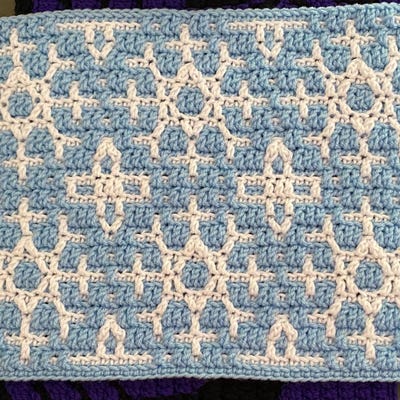 Regina Mosaic Crochet Pattern Chart by Sixel Design Stained Glass ...