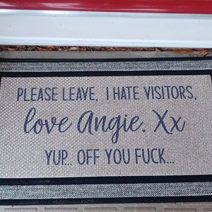 Cute Male Highland Cow Mat Farmhouse Decor Cowboy Doormat - Etsy