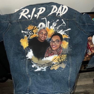 Hand Painted Denim Jacket Pop Art Jacket Custom Jacket With Art ...