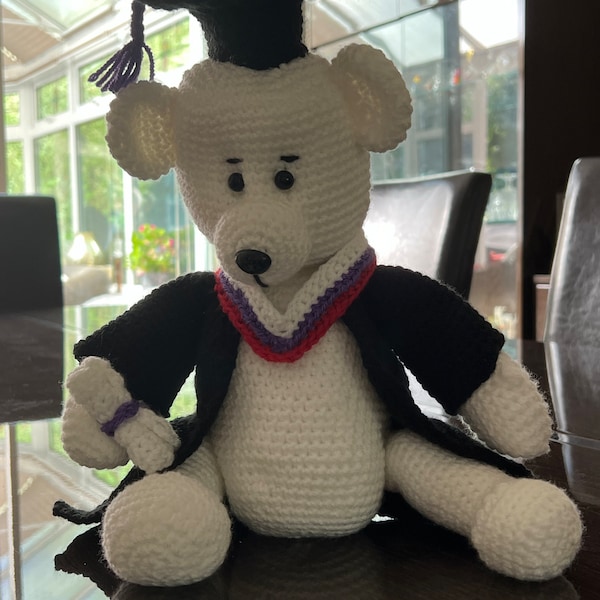 CROCHET PATTERN: Graduation Teddy / Amigurumi / Graduation Gift ...