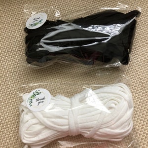 Double Ruffle Elastic Organza Trim White 1 Inch 25mm by | Etsy