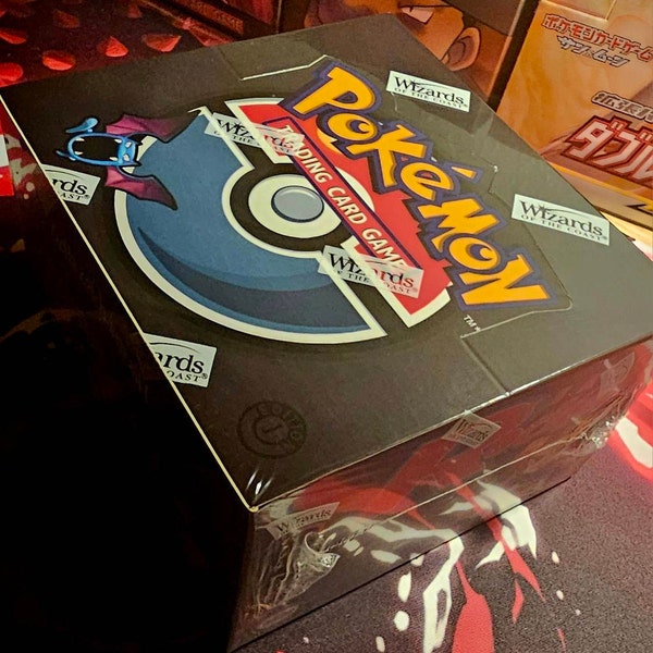 Filled & Sealed Vintage Proxy Pokemon Trading Card Game Booster Box ...