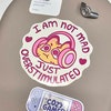 I Am Not Mad Just Over Stimulated Sticker - Etsy