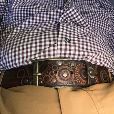 Custom Leather Belts, Men's Belt, Unique Leather, Men's Turquoise ...