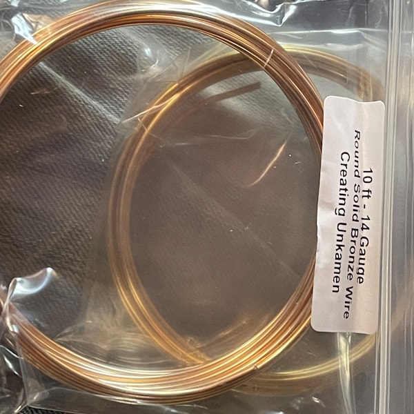 Round Solid Bronze Wire - 100% Guarantee - 4, 6, 8, 10, 12, 14, 16, 18 ...