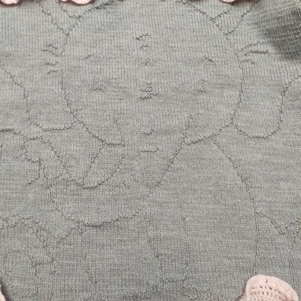 PDF Knitting Pattern DUMBO Blanket in Relief, Easy to Knit - Etsy