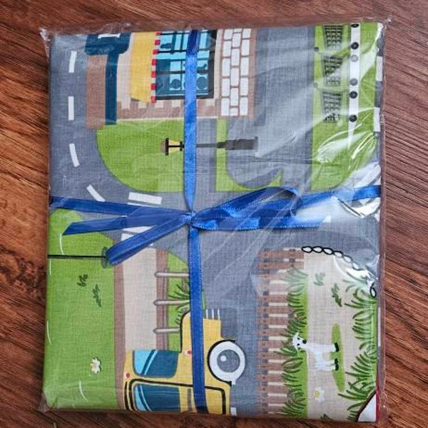 Playmat Fabric City Road Map Fabric Car Fabric by the Yard-meter Play ...