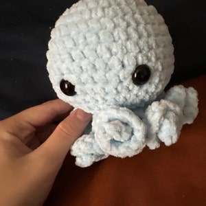 No-sew-octo Crochet Pattern Amigurumi Mini Octopus Pocket Octo - Etsy