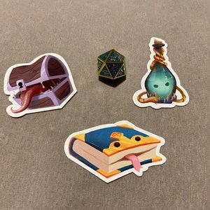 Gelatinous Cube Stickers Cute Mobs DND Dungeons and - Etsy