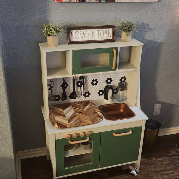 Personalized Kid's Kitchen Sign - Kids Home Decor - Play Kitchen ...