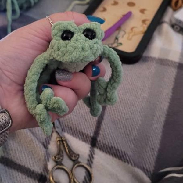 Dartsy the Poison Dart Frog/ No SEW, Super Quick Project. Crochet ...