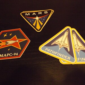 Jamestown 1980s Mission Patch Set for All Mankind Sticker - Etsy
