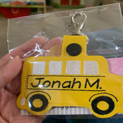 Bus Rider Backpack Tag, Personalized Tag, Backpack Bus Label, Backpack ...