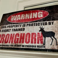 Funny Opossum Warning Sign, Opossum Decor, Marsupial, Wildlife Decor ...