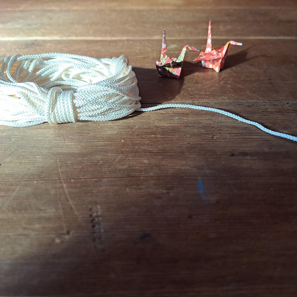 Pure Silk 3ply Japanese Twisted Cord 1mm Yorihimo 1 Meter/ for ...