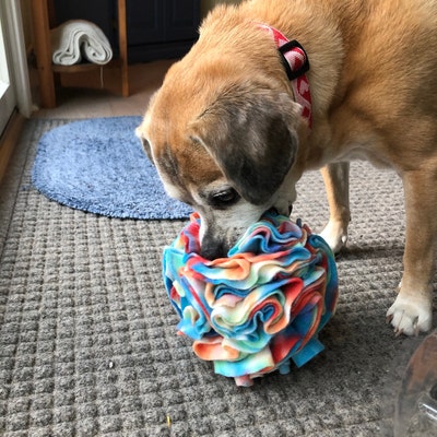 Snuffle Ball, Treat Dispenser, Treat Ball, Canine Enrichment, Keep Dogs ...