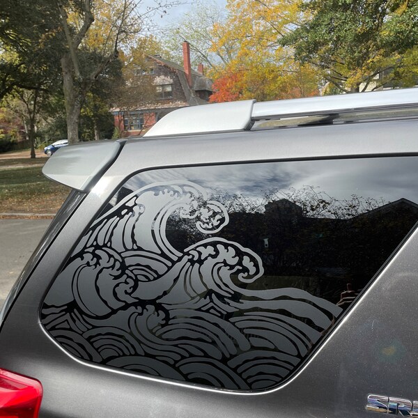 Fits Toyota 4runners 1996-2025 — Kanagawa Wave Prezisioncut® Rear Side ...