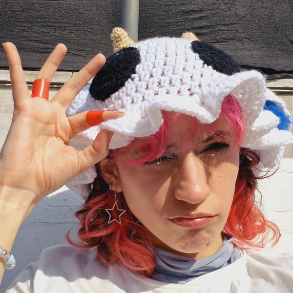 Ned Bucket Hat | Twenty One Pilots Inspired, Acrylic Yarn - Etsy