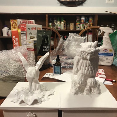 Hummingbird 4x4 or 6x6 Post Cap Wood White or Hand-painted Hummingbird ...