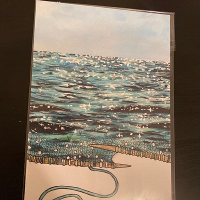 Holographic Pale Blue Moon Vinyl Sticker - Etsy
