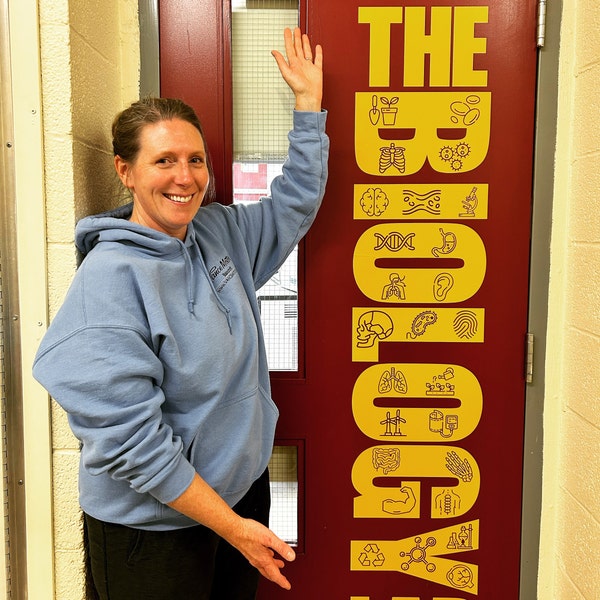 The BIOLOGY Lab, Teacher Decal, School Classroom, Vinyl Wall Decal ...